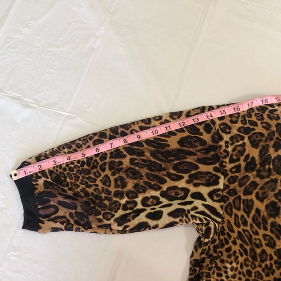 Bobbie Brooks | Tops | Bobbie Brooks Pluse Size Leopard Print Top Sheer ...